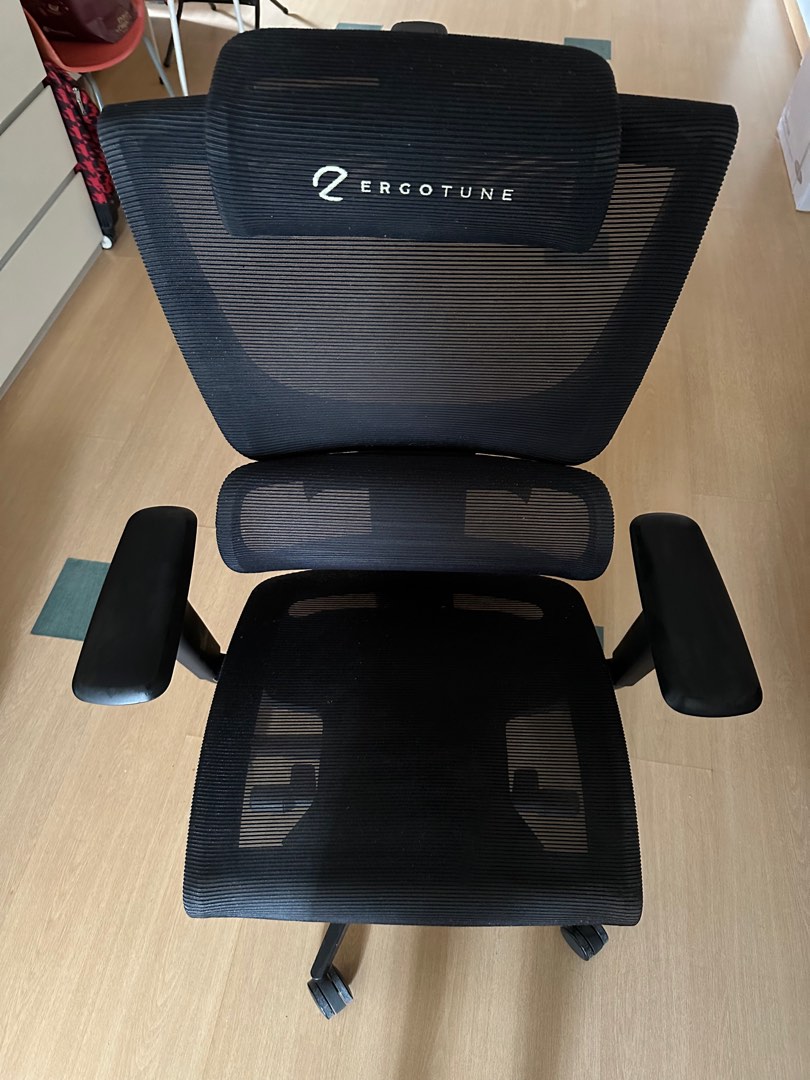 Ergotune Supreme V3 (Black), Furniture & Home Living, Furniture, Chairs ...