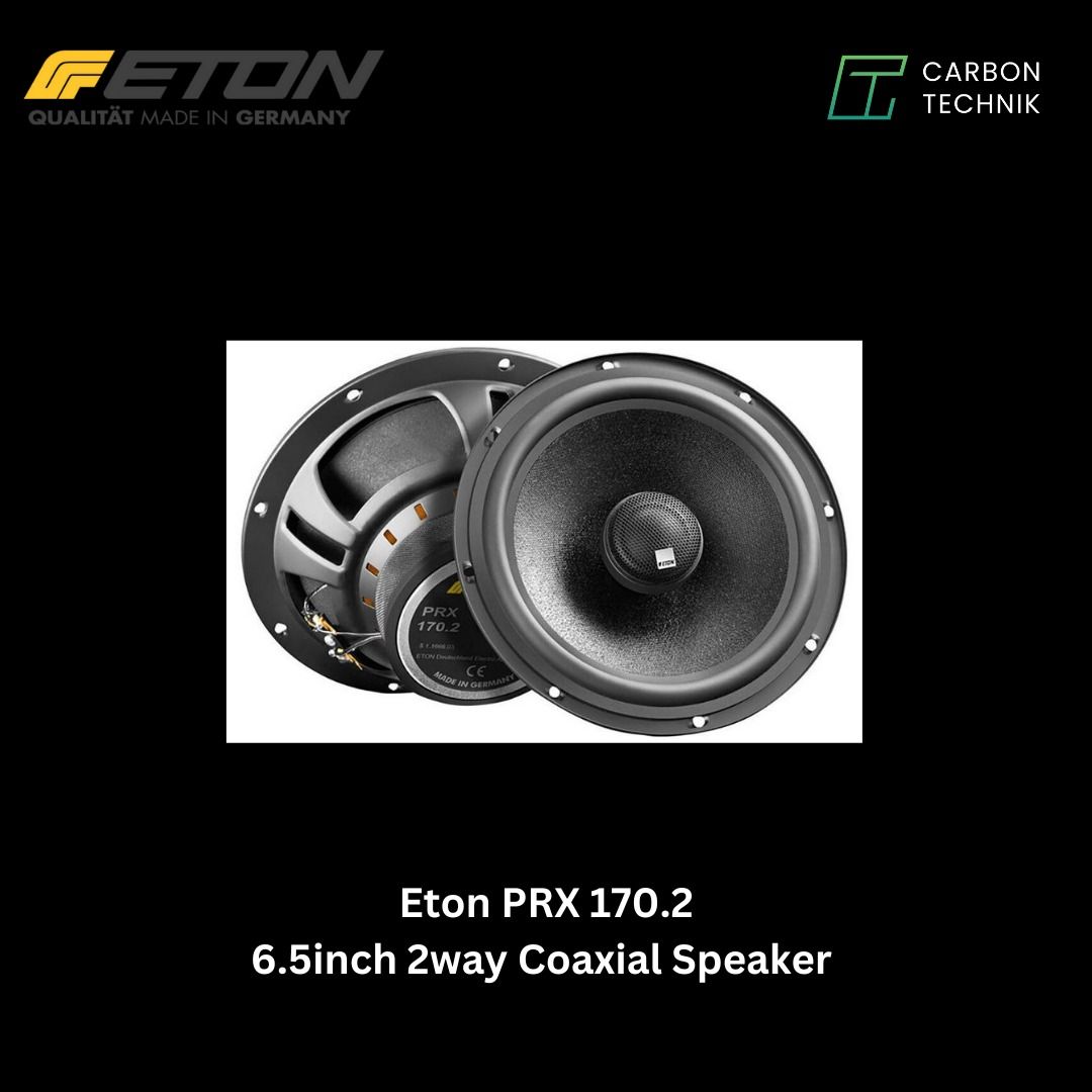 Eton PRX 170.2 6.5inch 2way Coaxial Speaker, Car Accessories, Accessories on Carousell