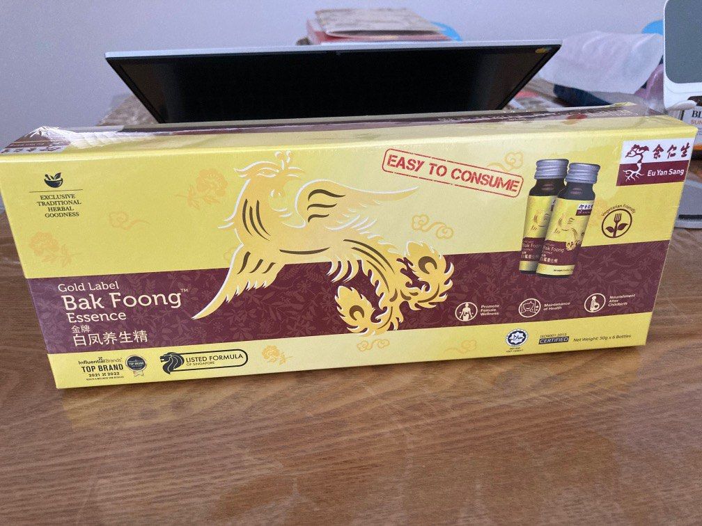 Eu Yan Sang Gold Label Bak Foong Essence, Food & Drinks, Other Food ...