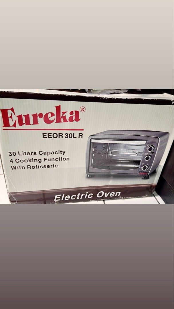 Eureka 30L Electric Oven with rotisserie, Furniture & Home Living ...