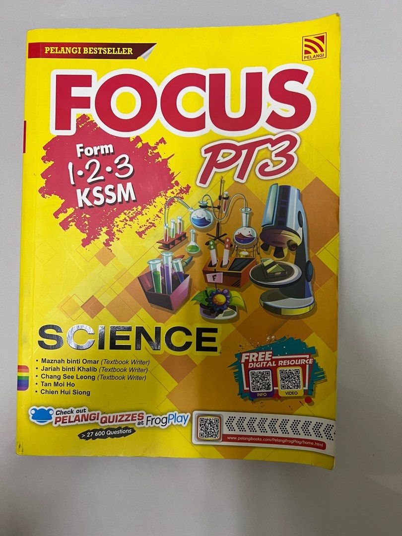 Focus PT3 Form 1 2 3 KSSM Science, Hobbies & Toys, Books & Magazines ...