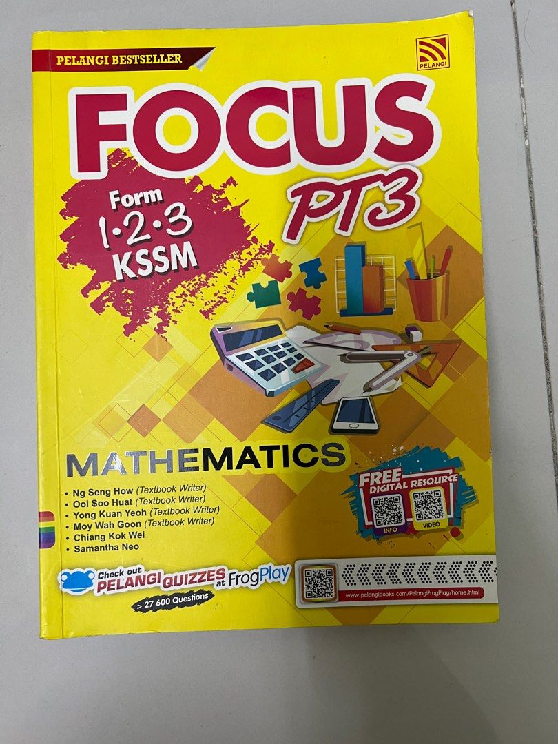 Focus Pt3 Kssm Form 1 2 3 Mathematics Hobbies And Toys Books And Magazines Textbooks On Carousell
