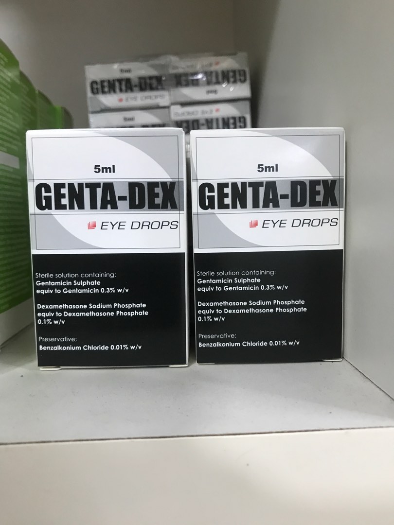GENTA DEX Pet Eye Drop, Pet Supplies, Health & Grooming on Carousell
