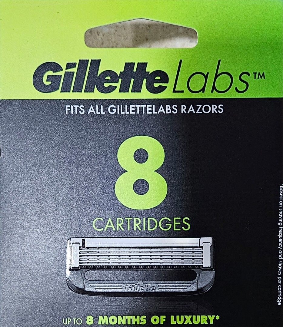 Gillette Labs 8 cartridges, Beauty & Personal Care, Men's Grooming on ...
