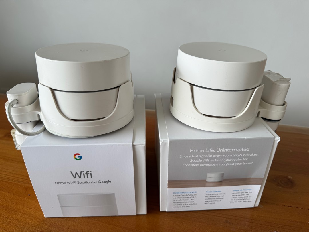 Google Wifi Mesh x 2 (Model: AC-1304), Computers & Tech, Parts ...