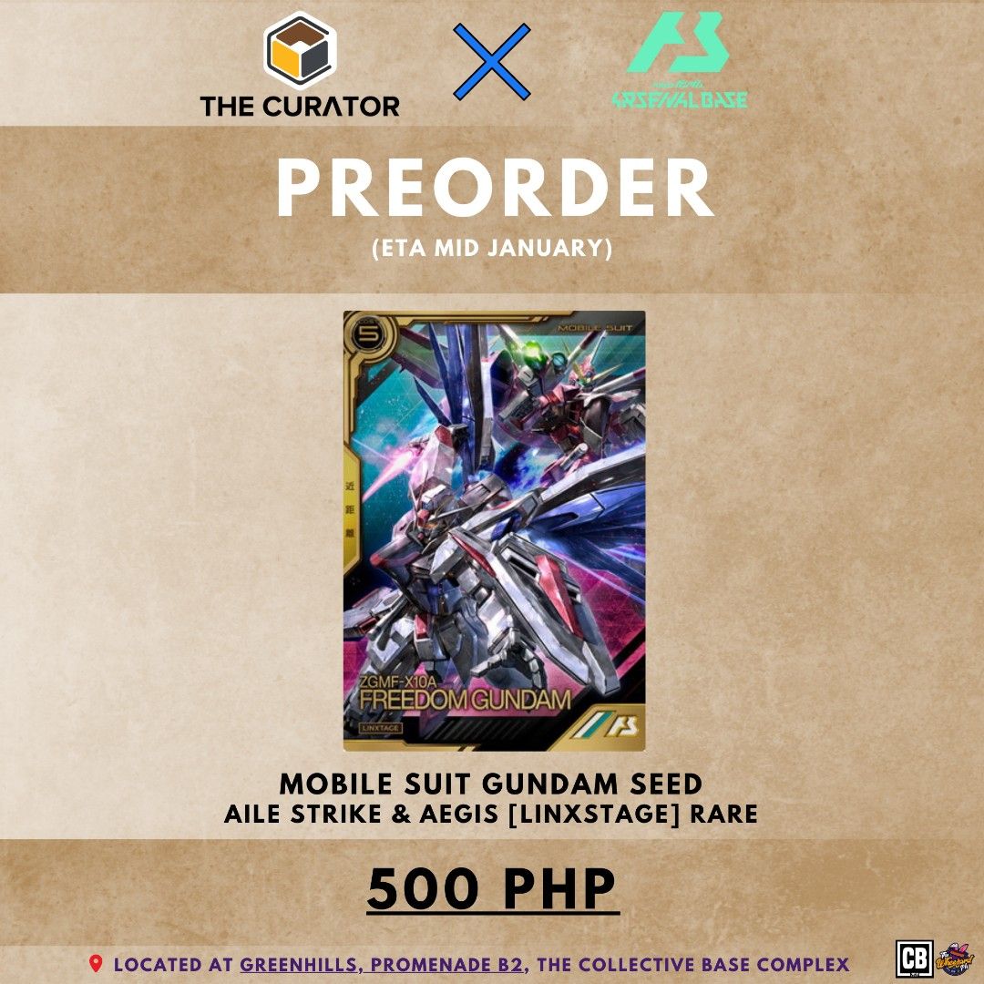 Gundam Seed High Rarity Cards (Arsenal Base), Hobbies & Toys, Toys & Games on Carousell