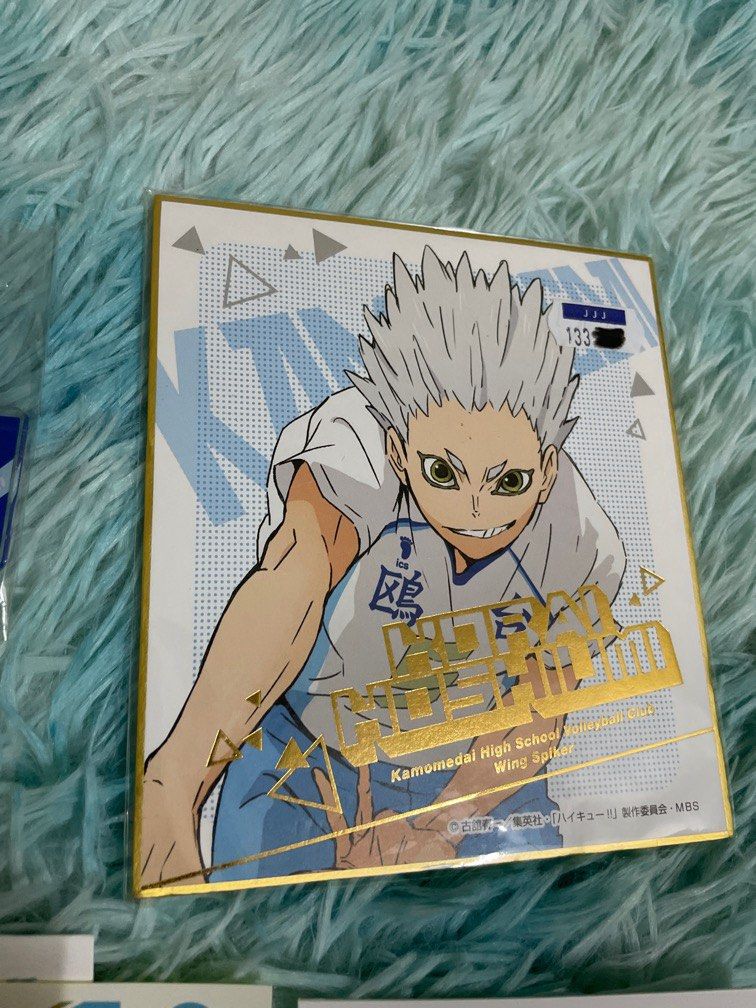 Haikyuu hoshiumi korai haikyu anime shikishi artboard sticker acrylic ...