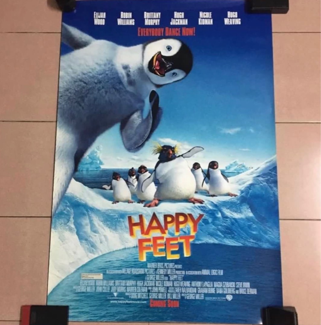 HAPPY FEET (2006) MOVIE OFFICIAL THEATRICAL ONE-SHEET POSTER (27 x 40 ...