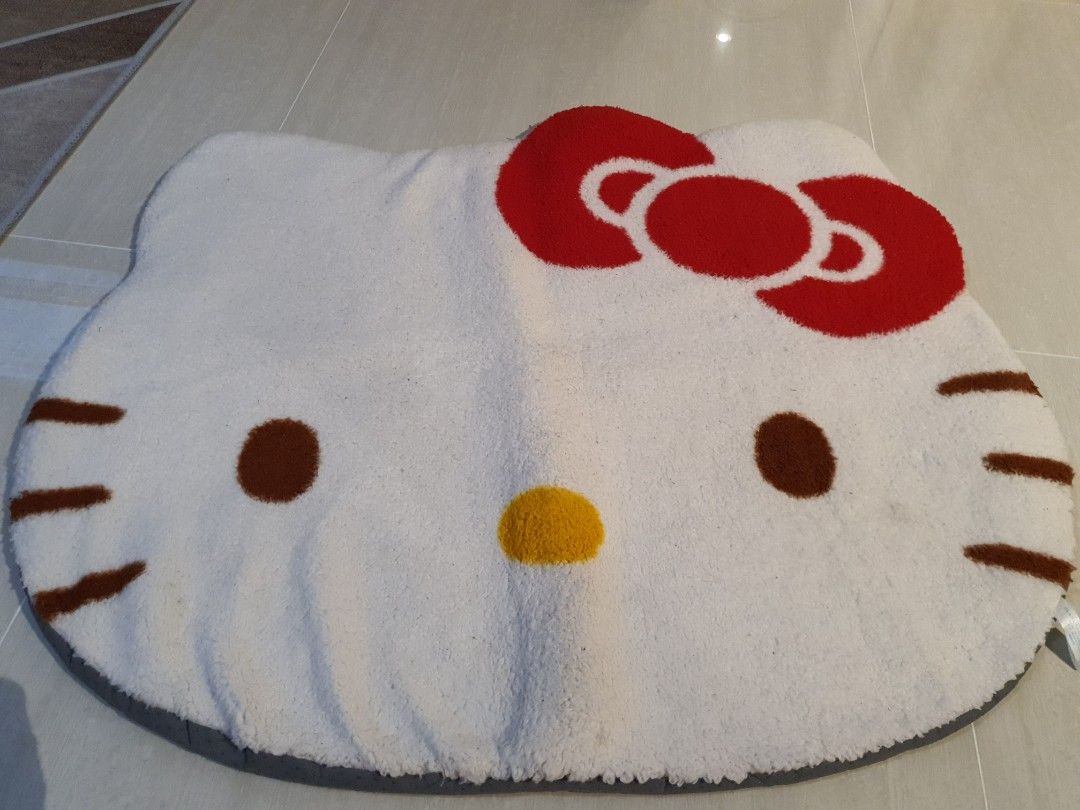 Hello Kitty Mat 70cm, Furniture & Home Living, Home Decor, Carpets ...