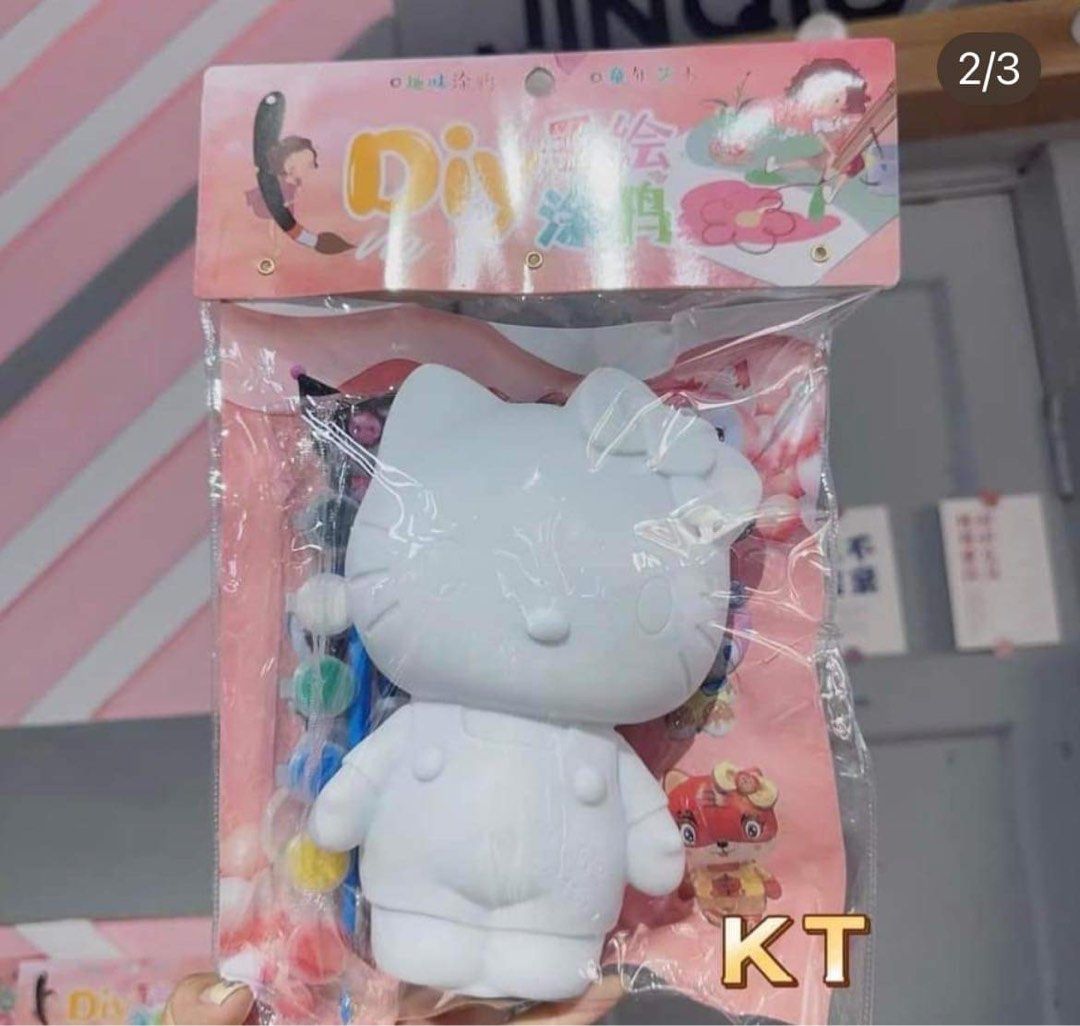 Hello kitty paint figurine, Hobbies & Toys, Memorabilia & Collectibles ...