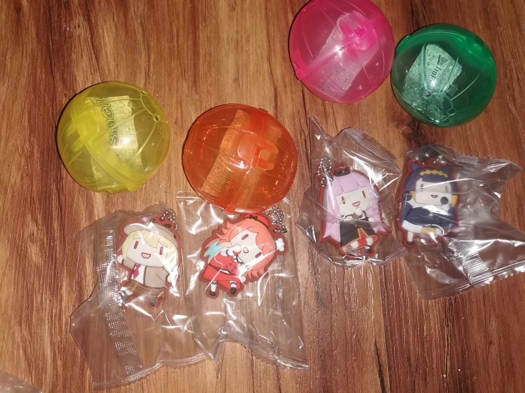 Hololive Smol Gachapon Rubber Keychain, Hobbies & Toys, Memorabilia ...