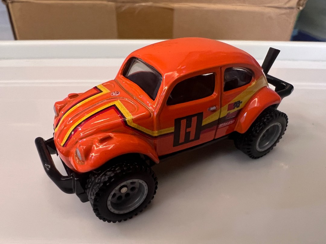 Hotwheels Baja Bug Orange Team Transport Loose, Hobbies & Toys, Toys ...