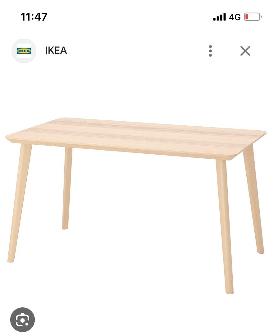 IKEA Table, Furniture & Home Living, Furniture, Tables & Sets on Carousell