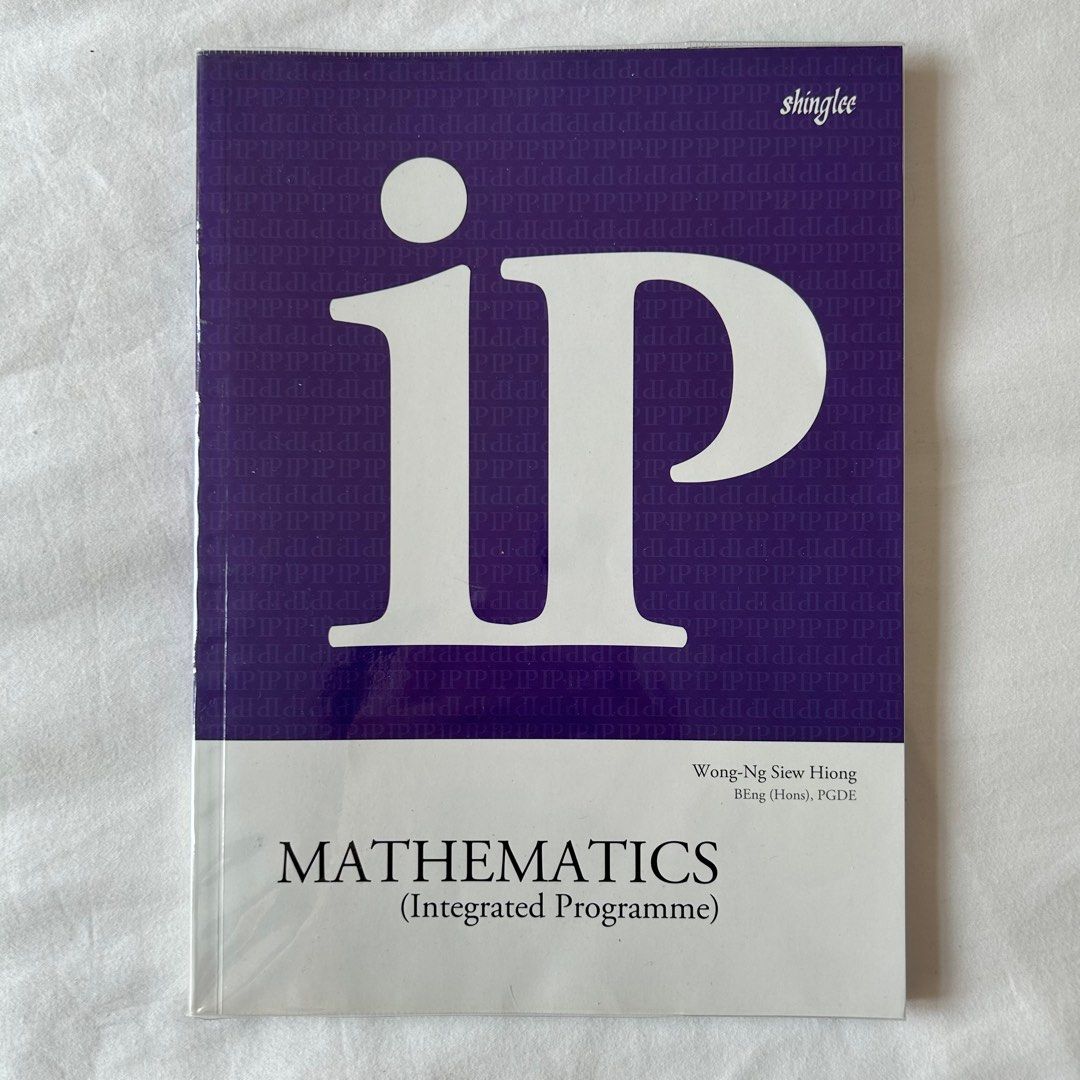 IP integrated programme mathematics maths shinglee assessment book ...