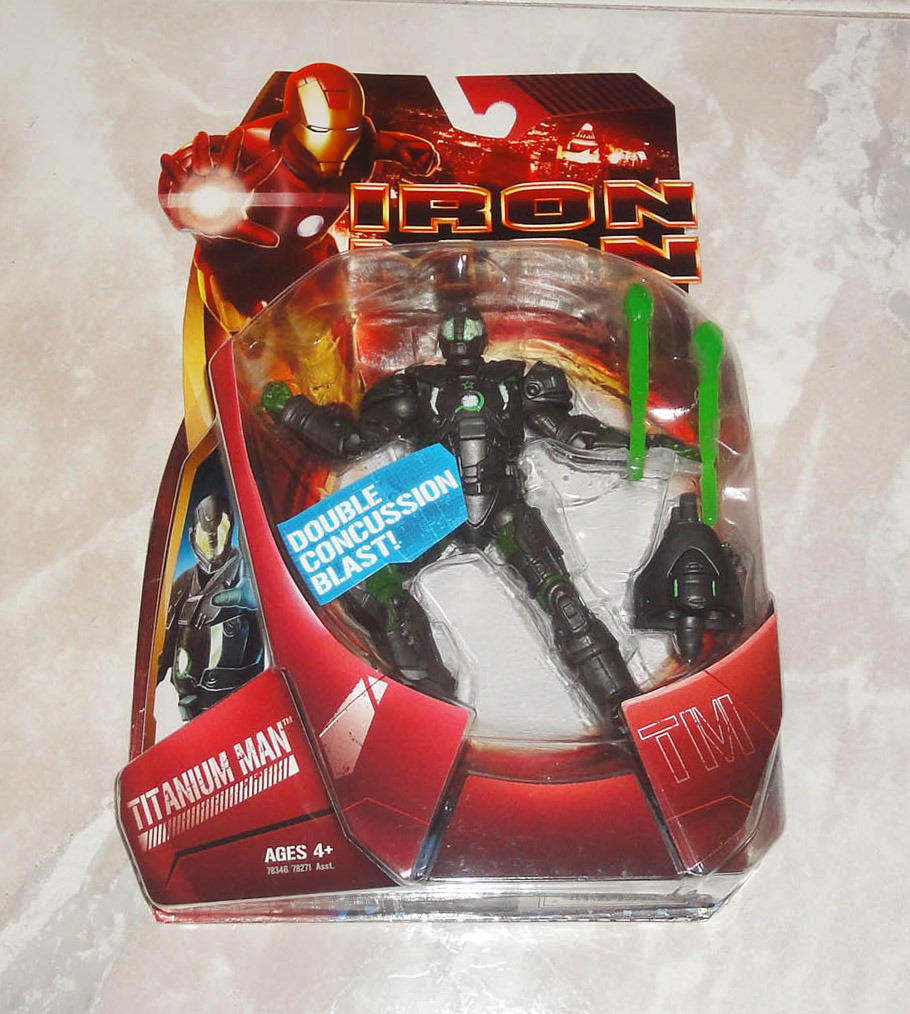 Iron Man 1st Wave Titanium Man Action Figure 2008 Hasbro Marvel Mint ...