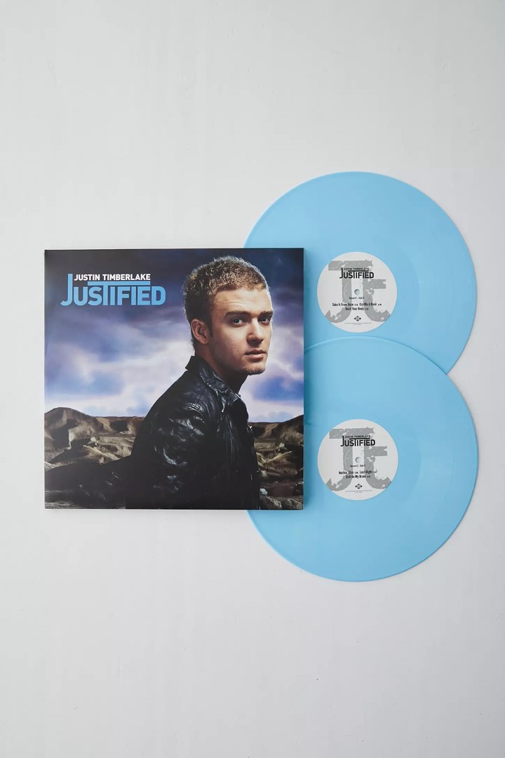 Justin Timberlake - “Justified” Limited edition light blue 2LP vinyl ...