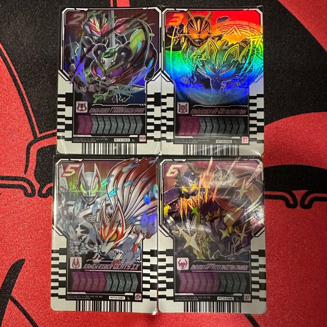 Kamen Rider Geats Tycoon Nago Buffa Legend Rider Full Set Phase EX Card ...