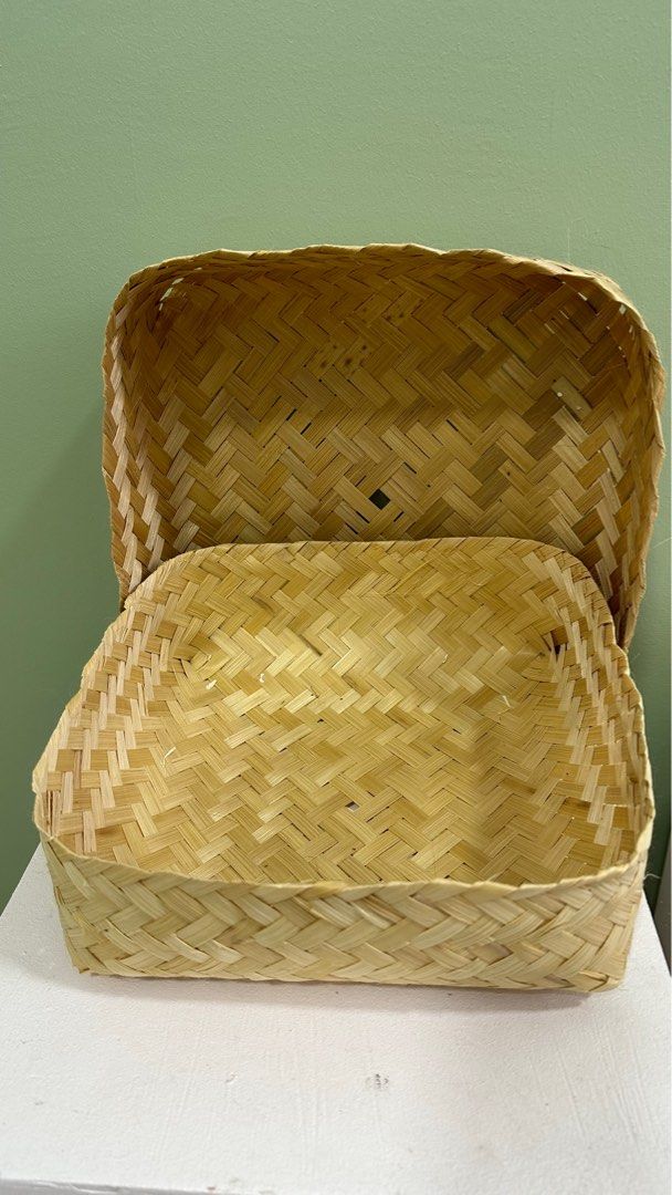 Kotak Mengkuang Besar (LET GO), Furniture & Home Living, Home Decor ...