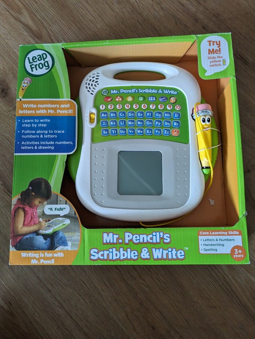 Leapfrog Mr Pencil's scribble and write, Babies & Kids, Infant Playtime on Carousell