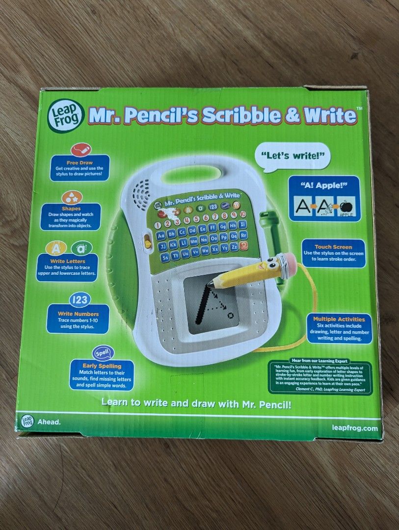 Leapfrog Mr Pencil's scribble and write, Babies & Kids, Infant Playtime ...