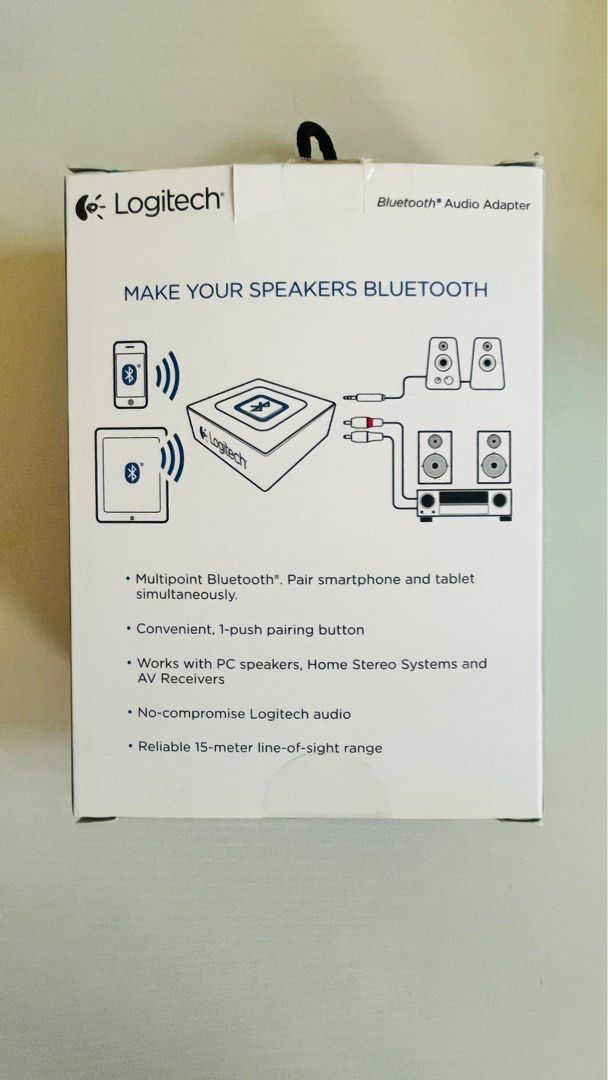 LOGITECH BLUETOOTH AUDIO ADAPTOR, Audio, Other Audio Equipment on Carousell