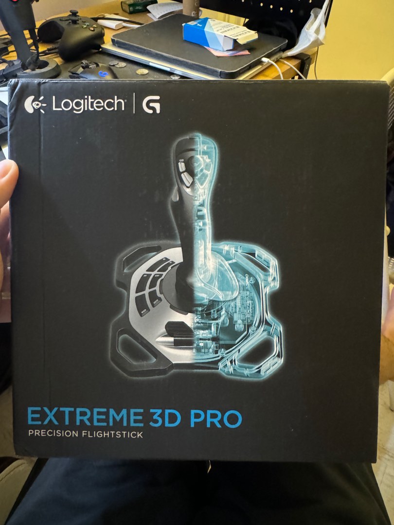 Logitech extreme 3D pro flightstick, Computers & Tech, Parts ...