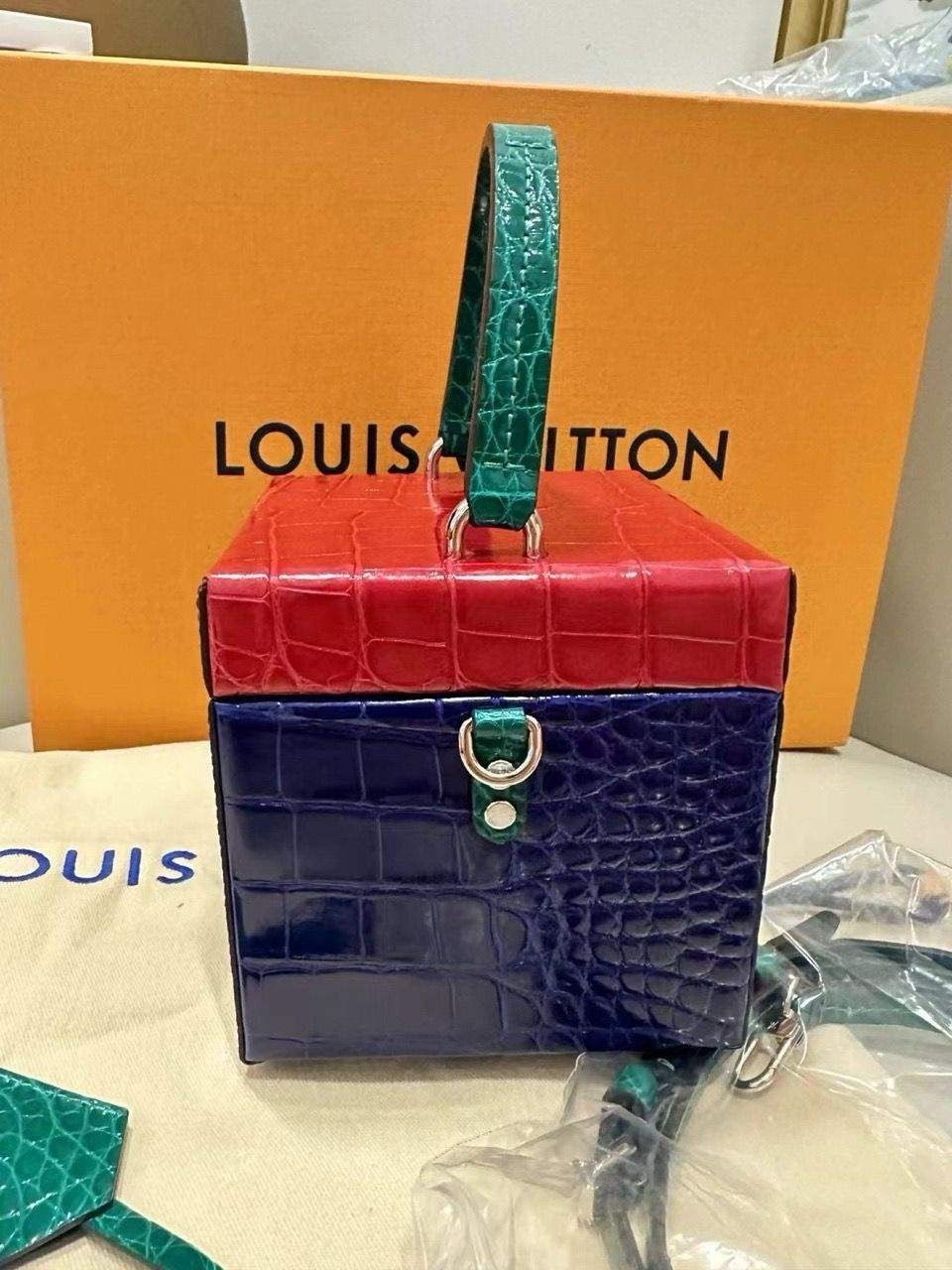 Louis Vuitton Square Box, Luxury, Bags & Wallets on Carousell