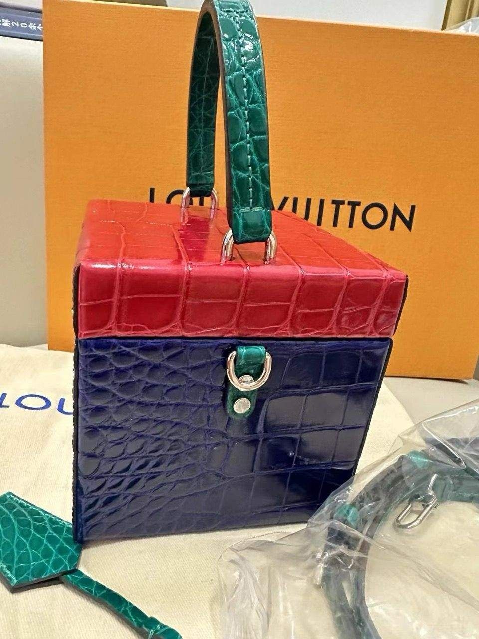 Louis Vuitton Square Box, Luxury, Bags & Wallets on Carousell
