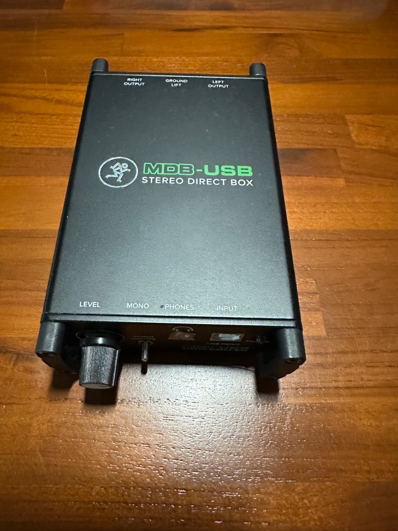 Mackie MDB-USB stereo Direct Box, Audio, Other Audio Equipment on Carousell