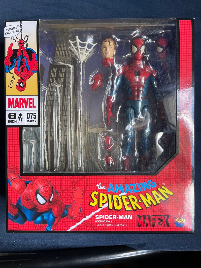 MAFEX 075 Spider-Man, Hobbies & Toys, Toys & Games on Carousell