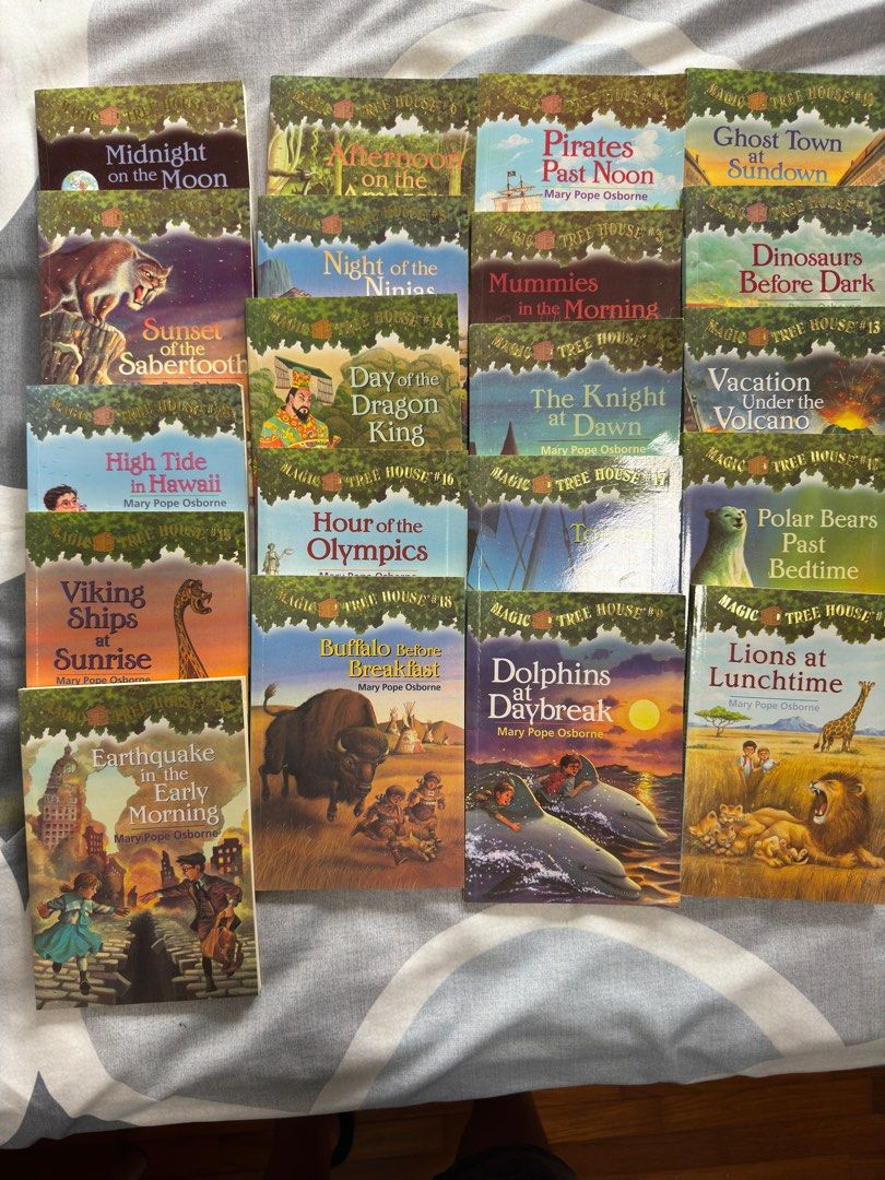Magic tree house set 28 books full set, Hobbies & Toys, Books ...