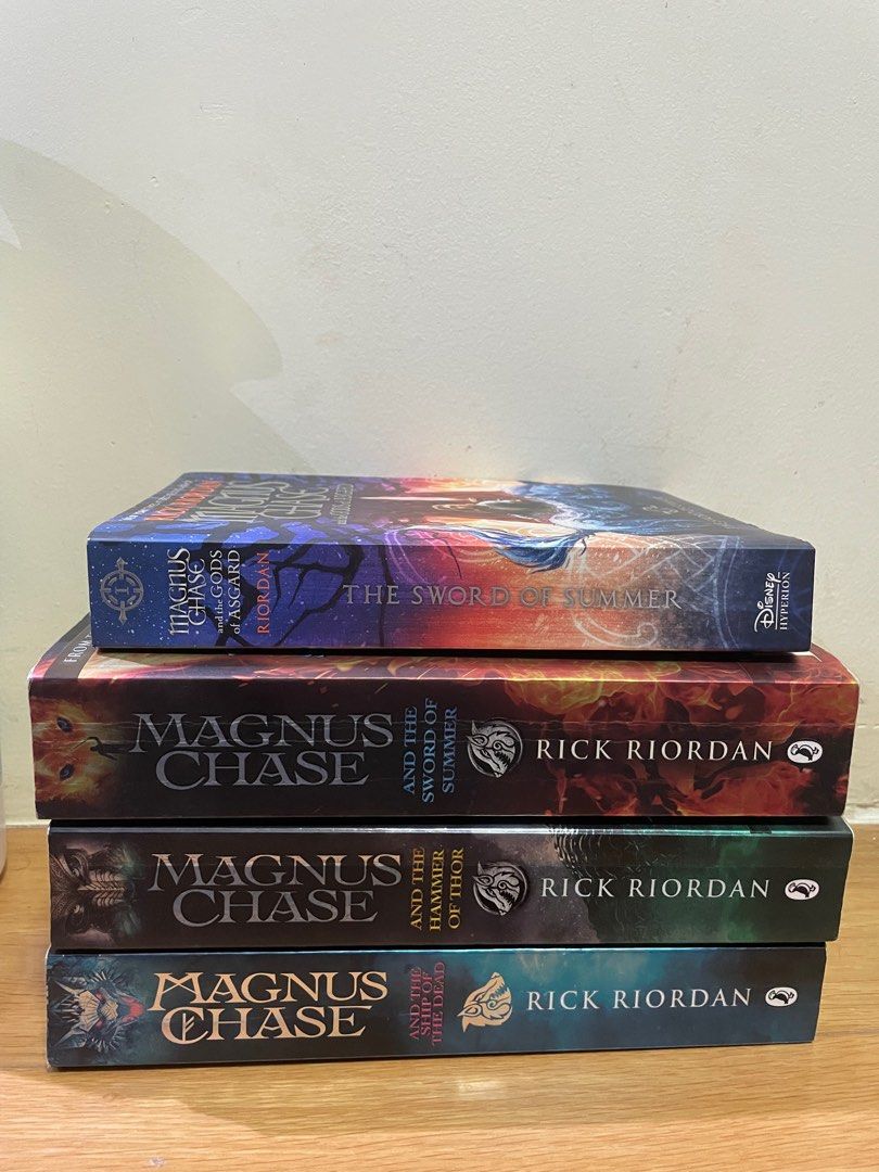 Magnus chase book series rick riordan complete, Hobbies & Toys, Books ...