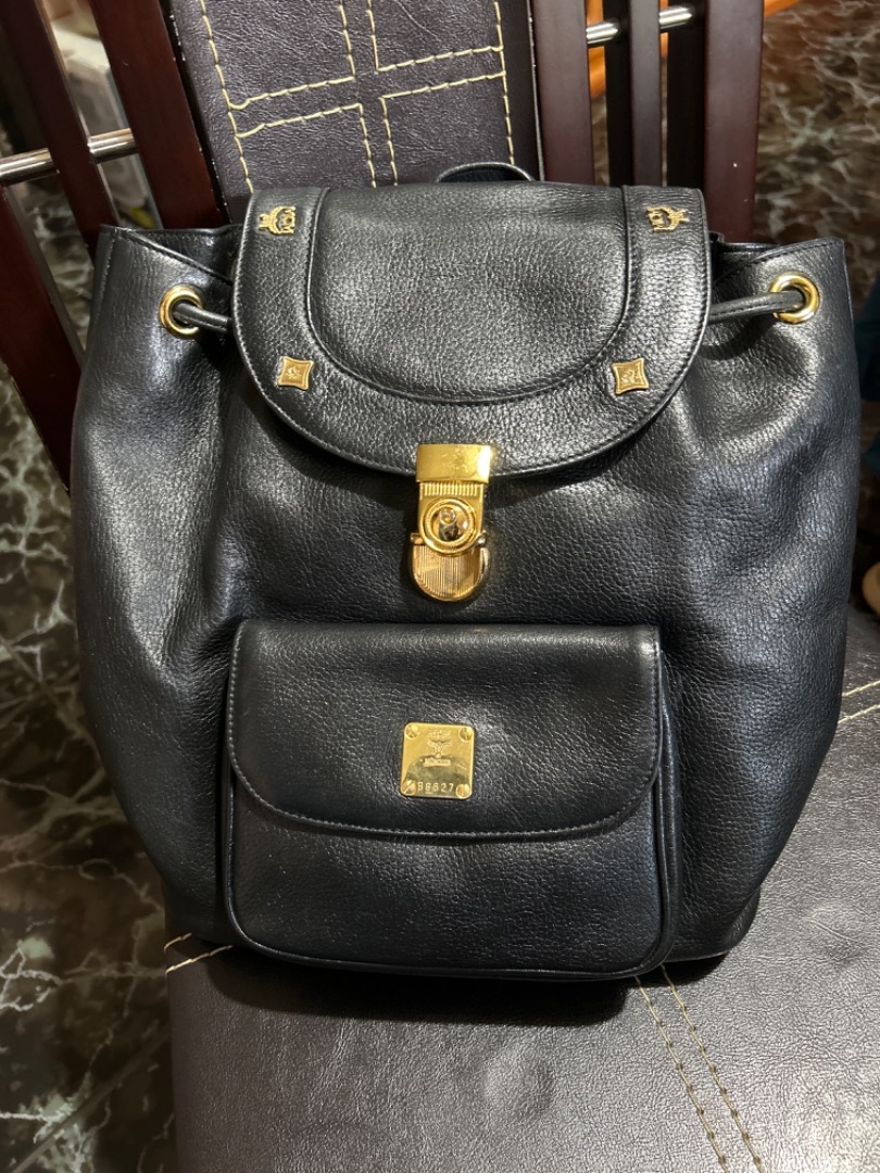 MCM VINTAGE MINI BACKPACK LEATHER, Luxury, Bags & Wallets on Carousell