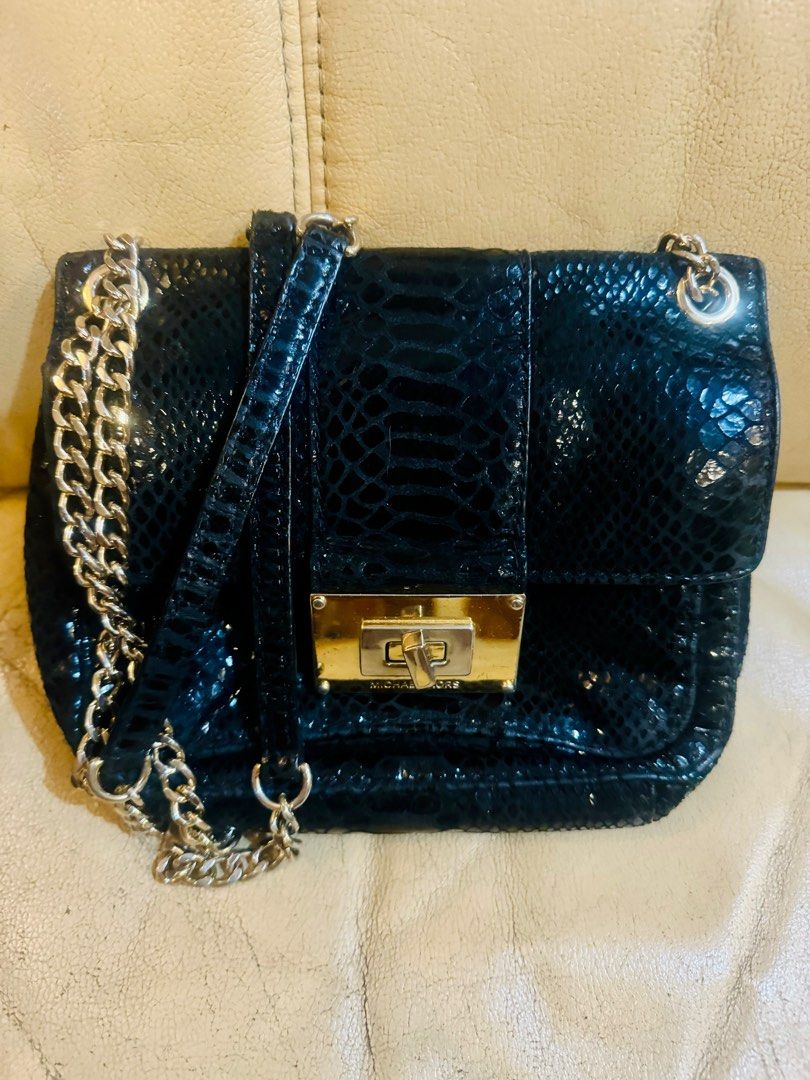 Michael Kors Snake embossed, Women's Fashion, Bags & Wallets, Purses ...