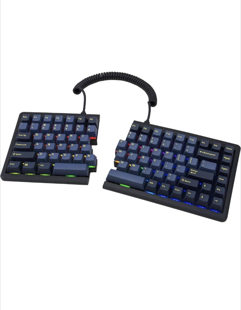Mistel MD770 RGB Wired + Wireless Bluetooth TKL Split Mechanical ...