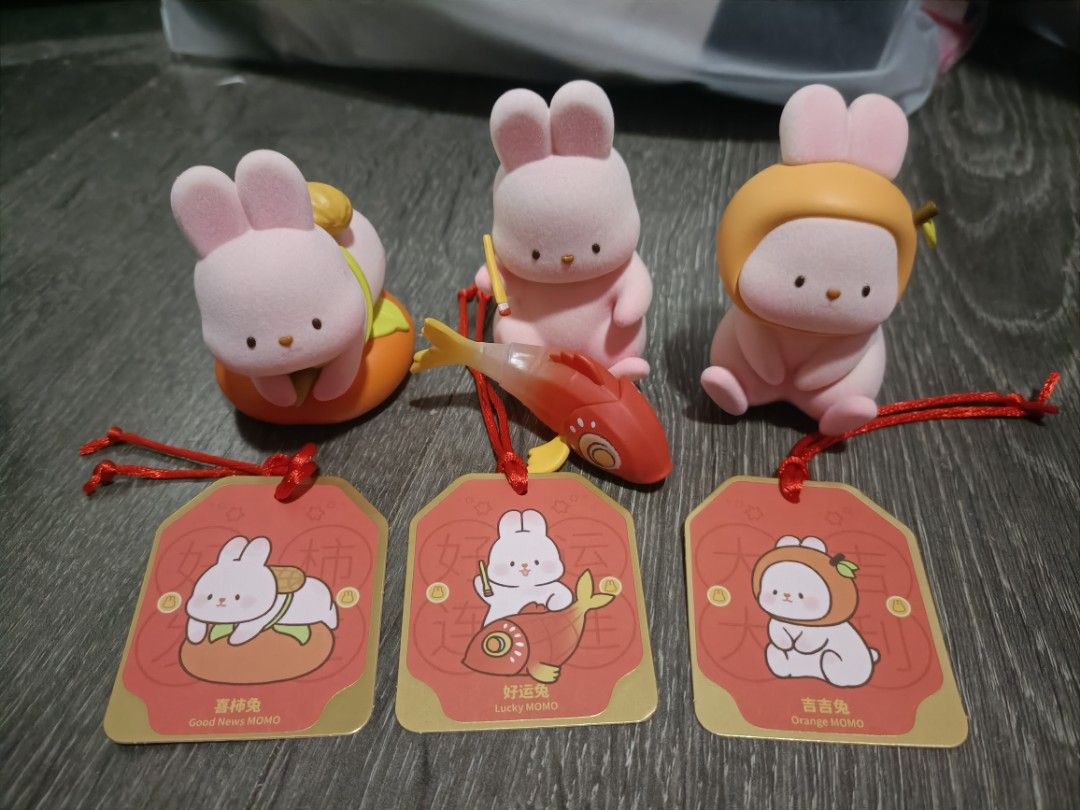 Momo Bunny Wish Blind Box Figures, Hobbies & Toys, Toys & Games on ...