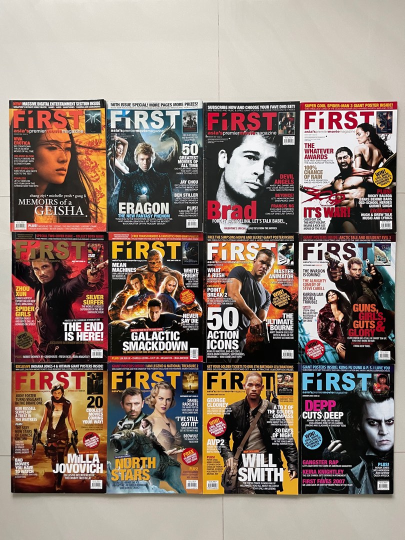 Movie magazines | First magazines, Hobbies & Toys, Books & Magazines ...