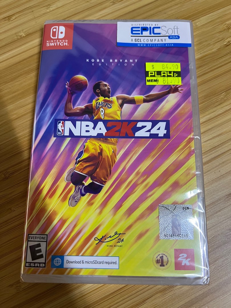 NBA 2K24 with Free Pre Order Bonus code - Kobe Bryant Edition (Nintendo ...