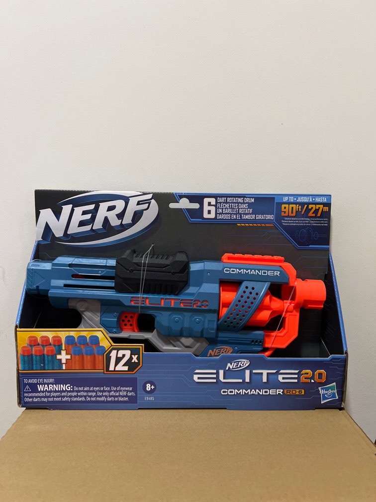 NERF Elite 2.0 Commander RD-6, Hobbies & Toys, Toys & Games on Carousell