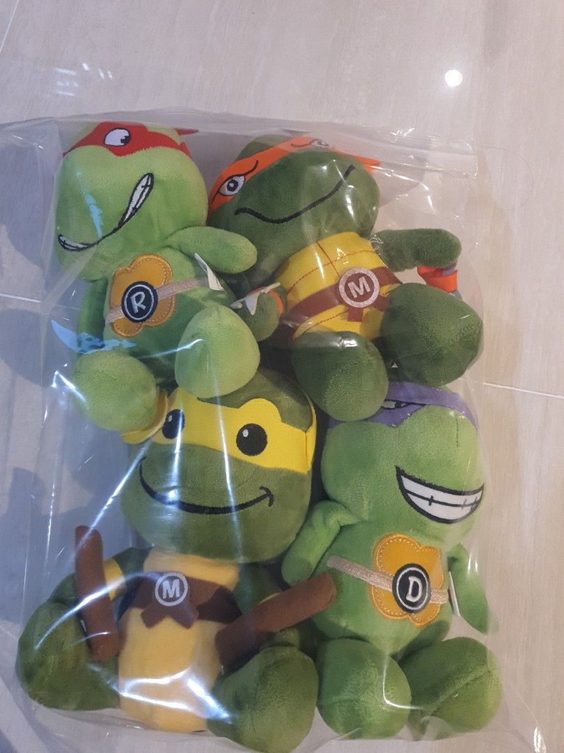 Ninja Turtle Plushies, Hobbies & Toys, Toys & Games on Carousell