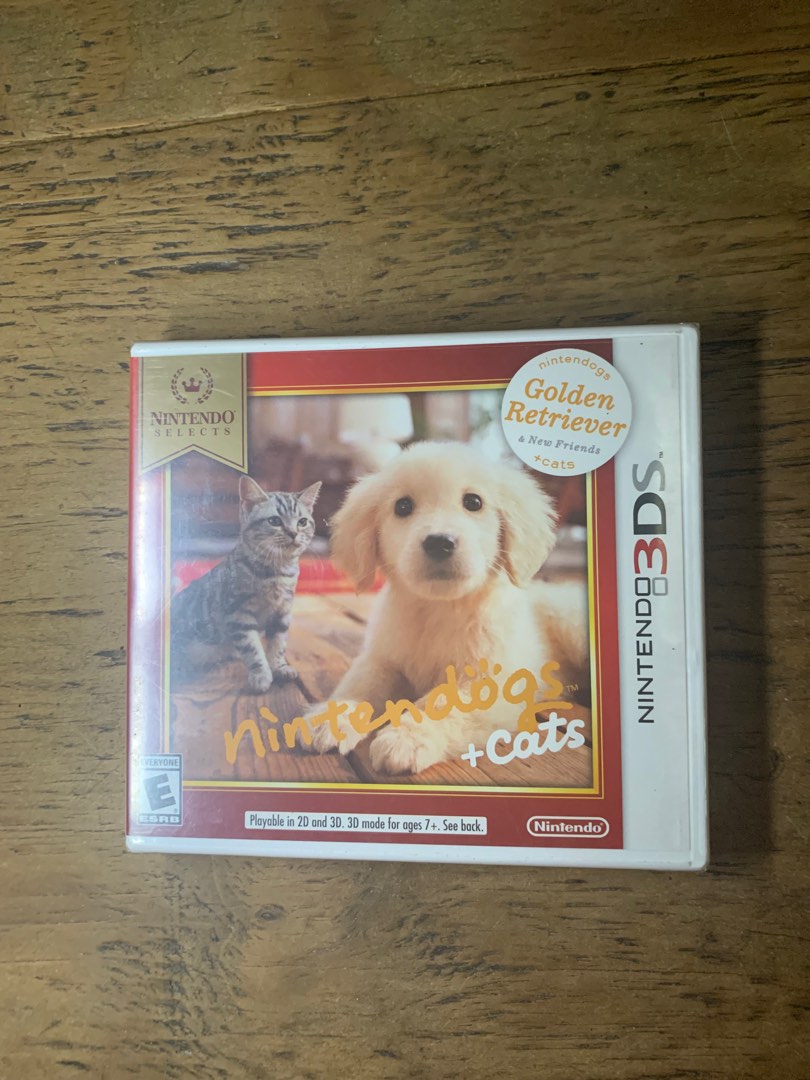 Nintendo 3DS game Nintendogs+Cats: Golden Retriever and Friends US ...