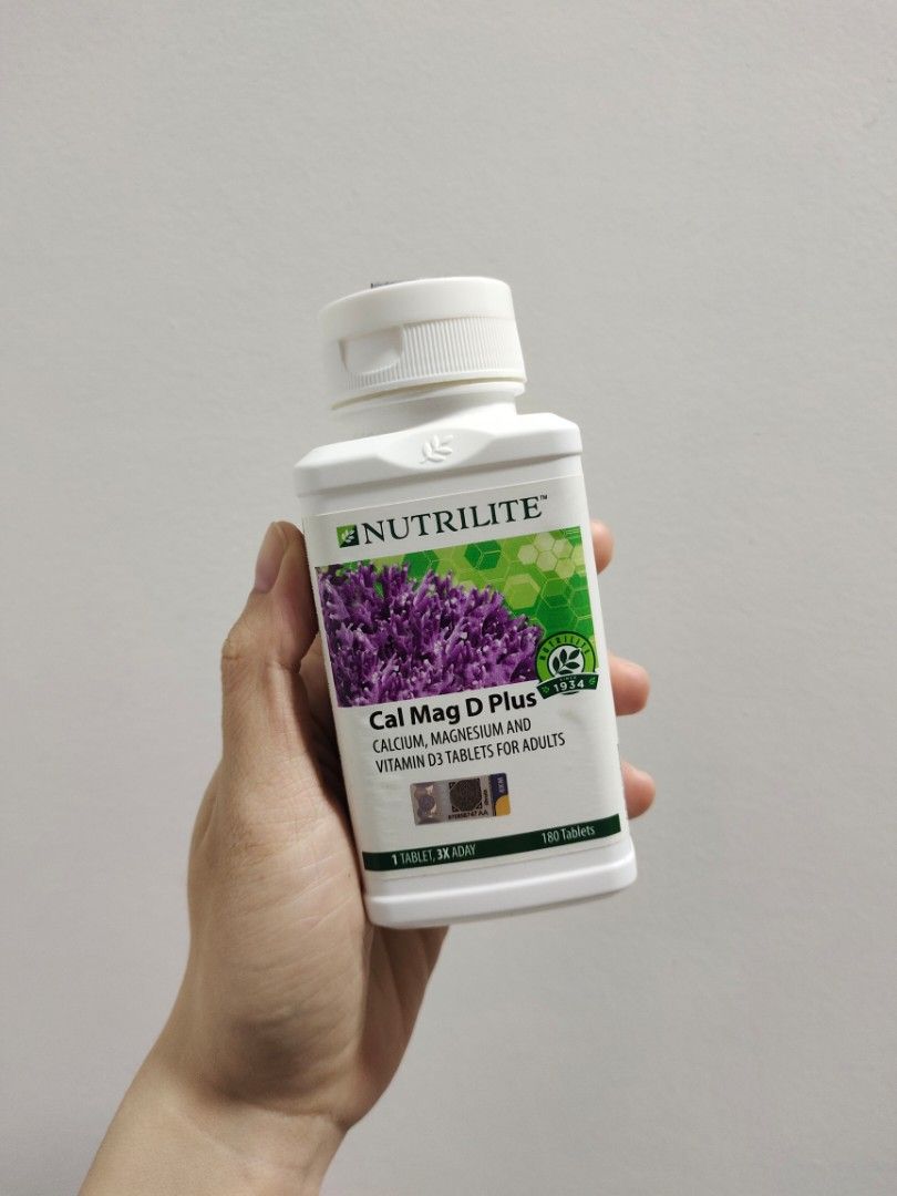 Amway NUTRILITE Cal Mag D Plus, Health & Nutrition, Health Supplements ...