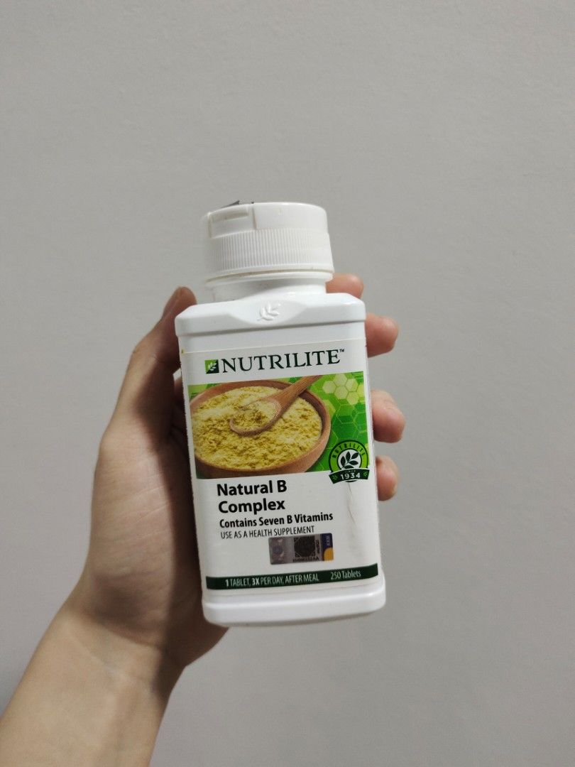 Amway Nutrilite Natural B Complex, Health & Nutrition, Health ...