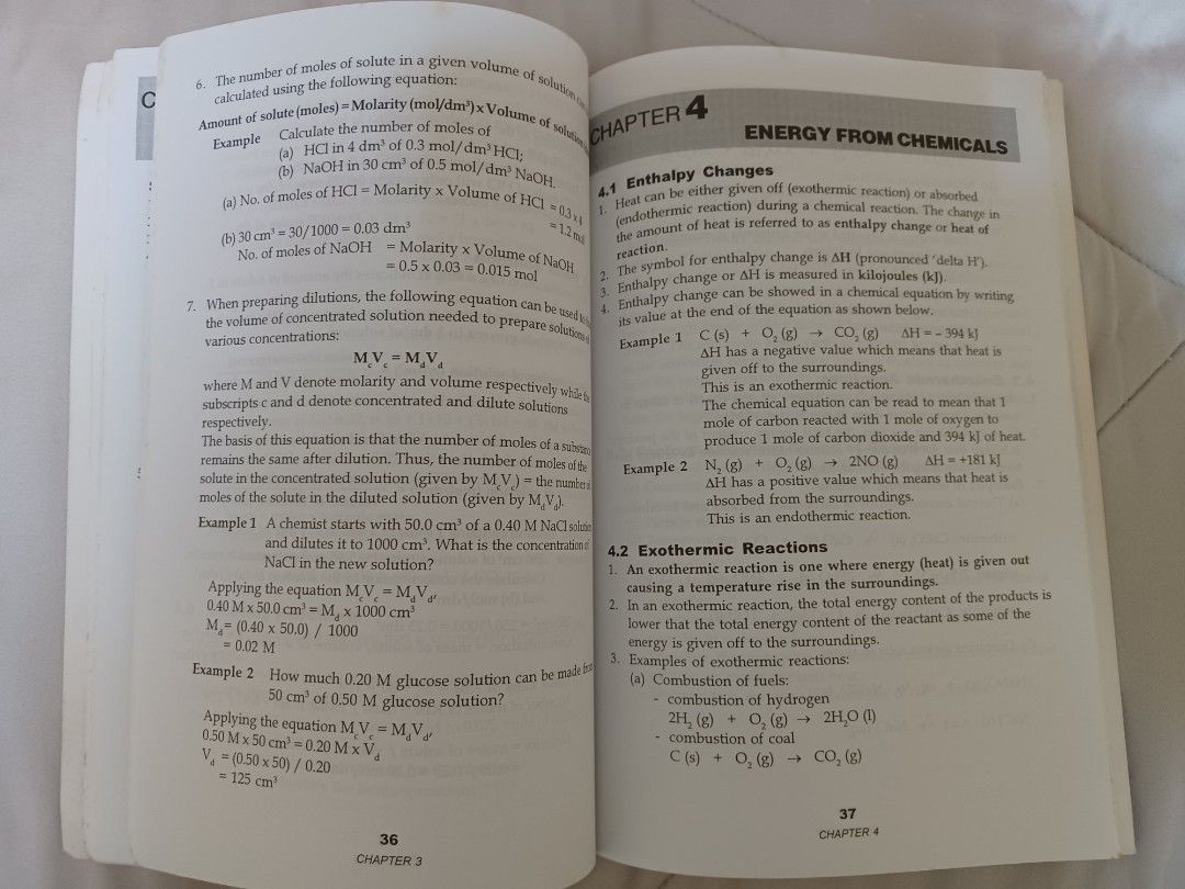 O level Science Chemistry Examination Notes, Hobbies & Toys, Books ...