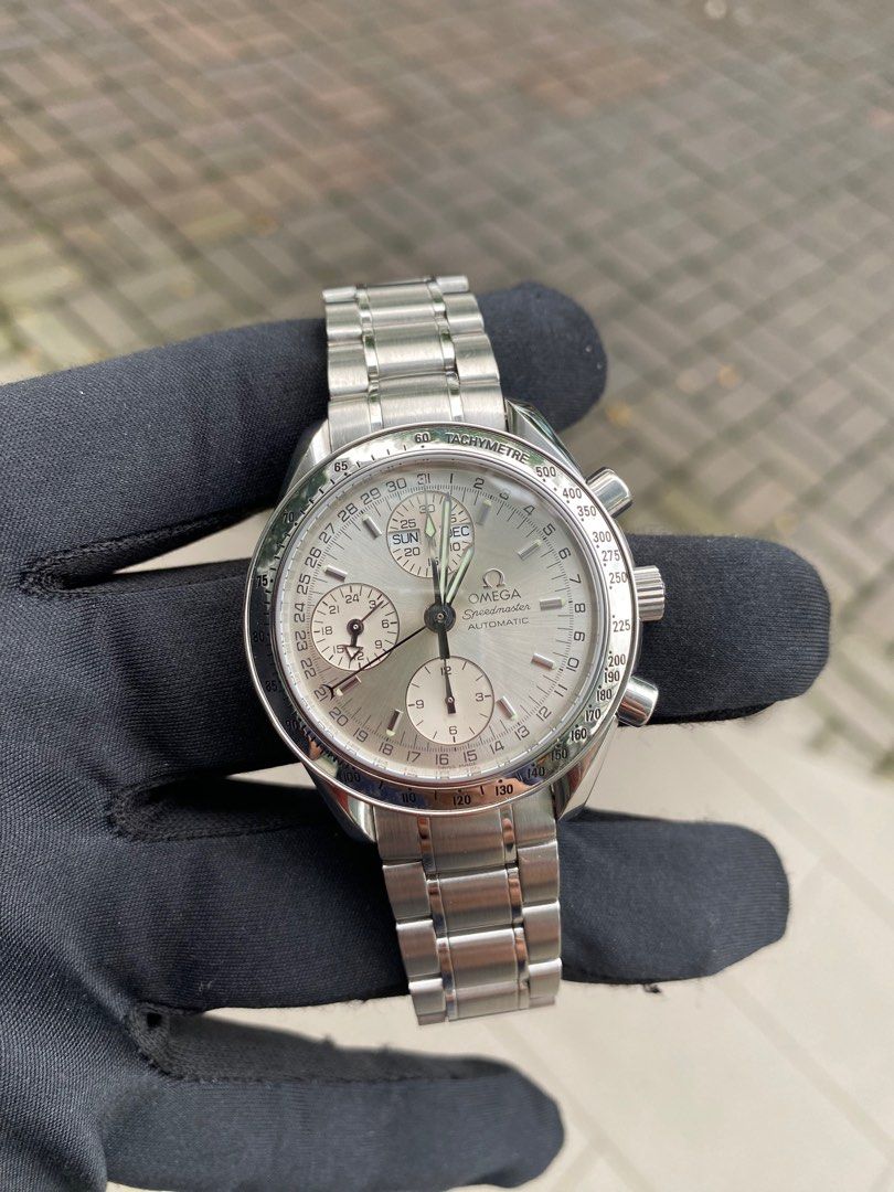 Omega Speedmaster Triple Date, Luxury, Watches on Carousell