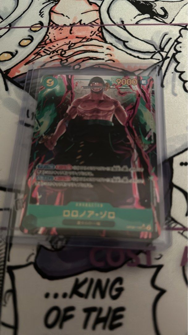One piece tcg psec zoro, Hobbies & Toys, Toys & Games on Carousell