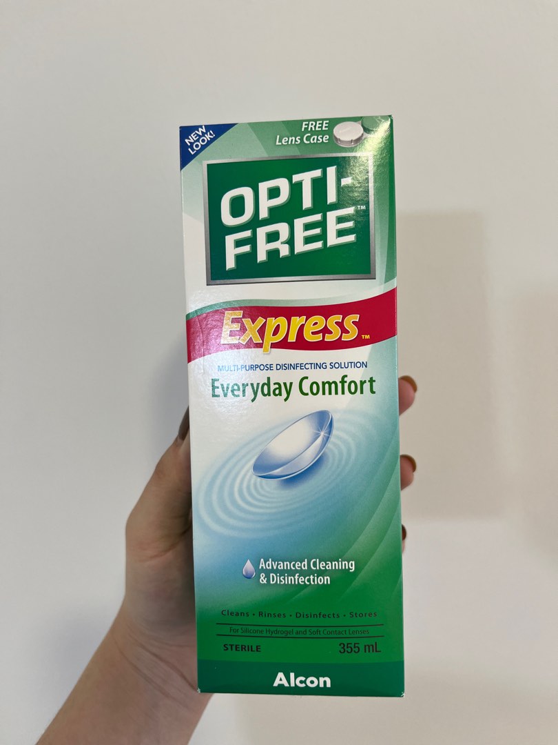 Opti-Free Contact Lens Solution (355 ml), Beauty & Personal Care ...