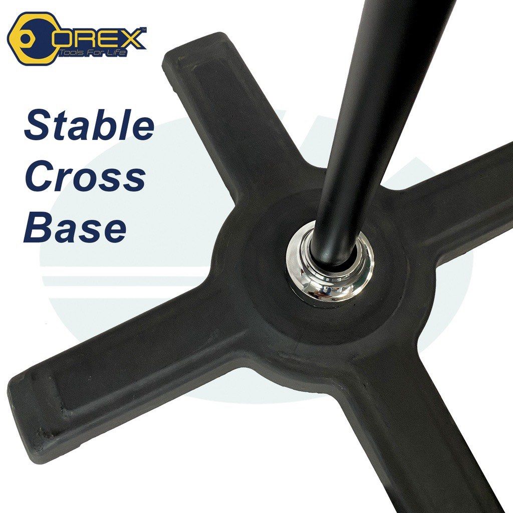 OREX HEAVY DUTY INDUSTRIAL FAN TWIN BLADE, STANDING TYPE WITH CROSS ...
