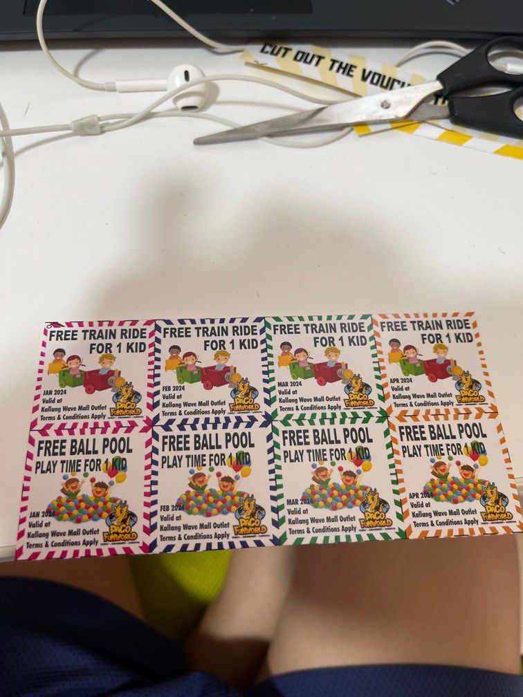 Paco funworld voucher, Tickets & Vouchers, Vouchers on Carousell