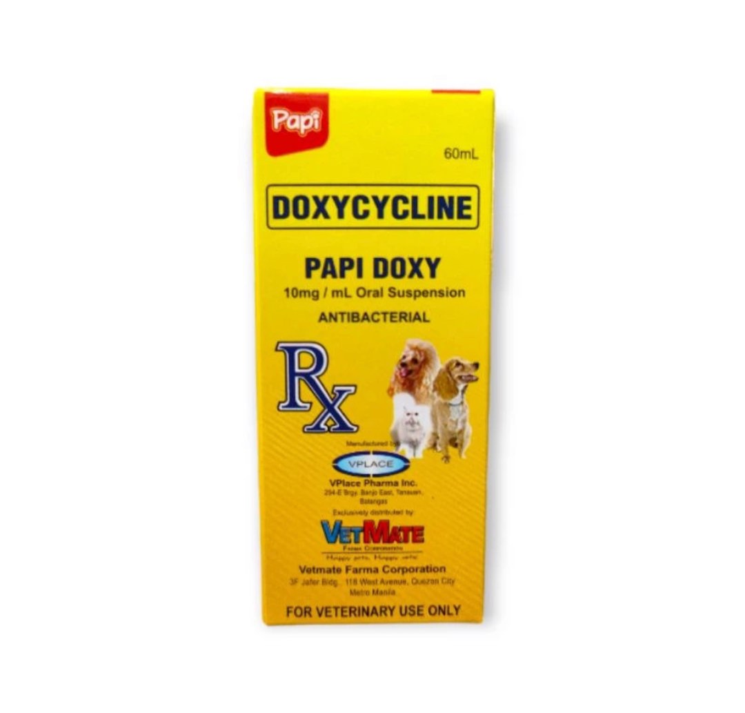 Papi Doxy Oral Suspension 60ml, Pet Supplies, Homes & Other Pet ...